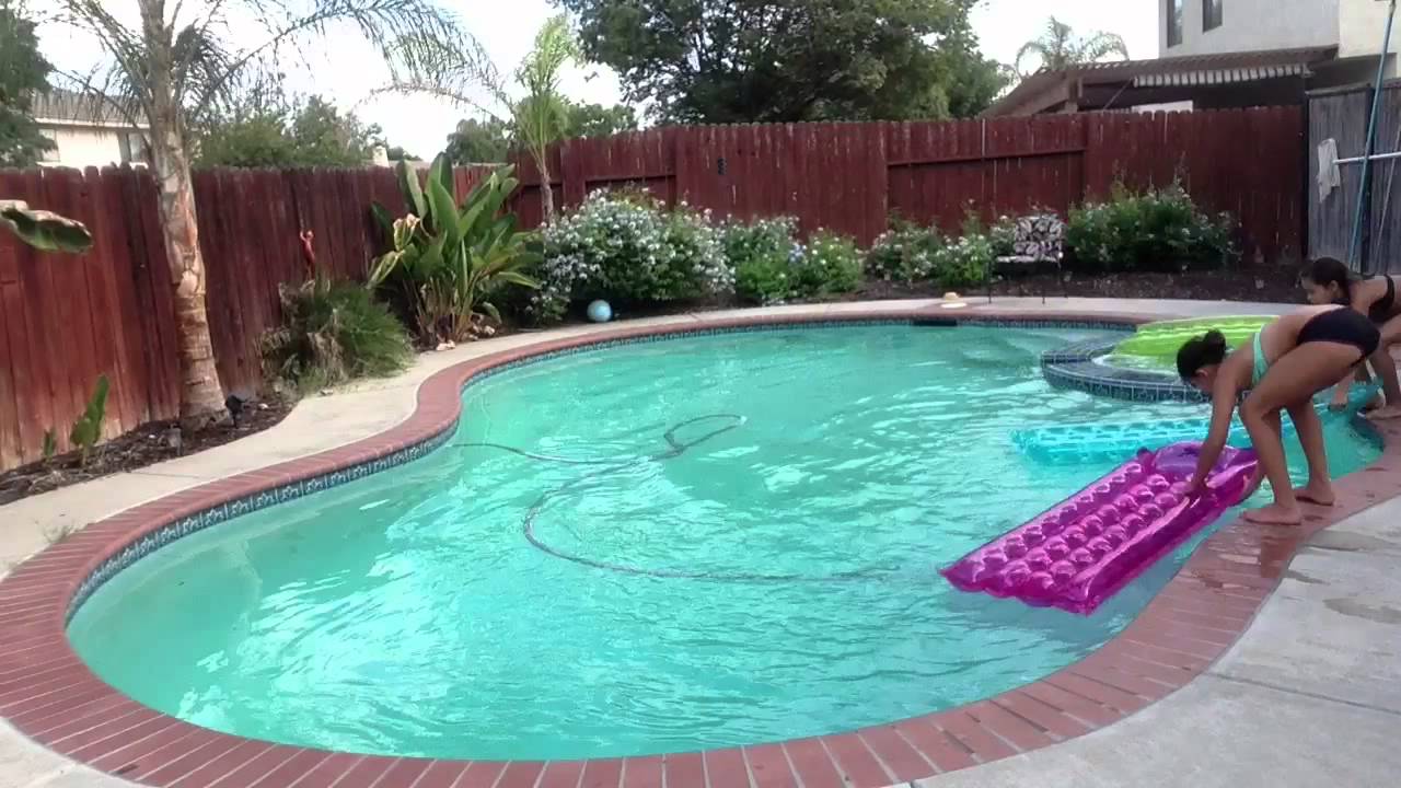 Pool// dollar store vlog - YouTube