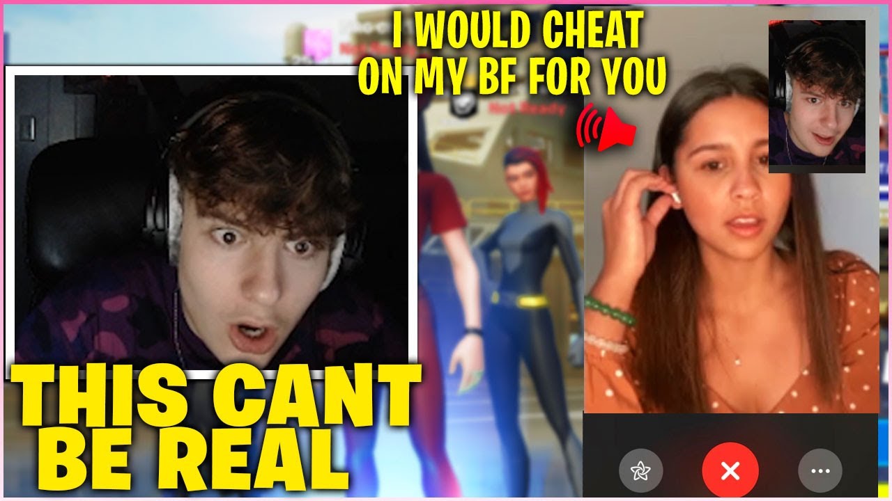 CLIX *FREAKS OUT* After INTERVIEWING CRAZY Tik Tok GIRL On Live Stream ...