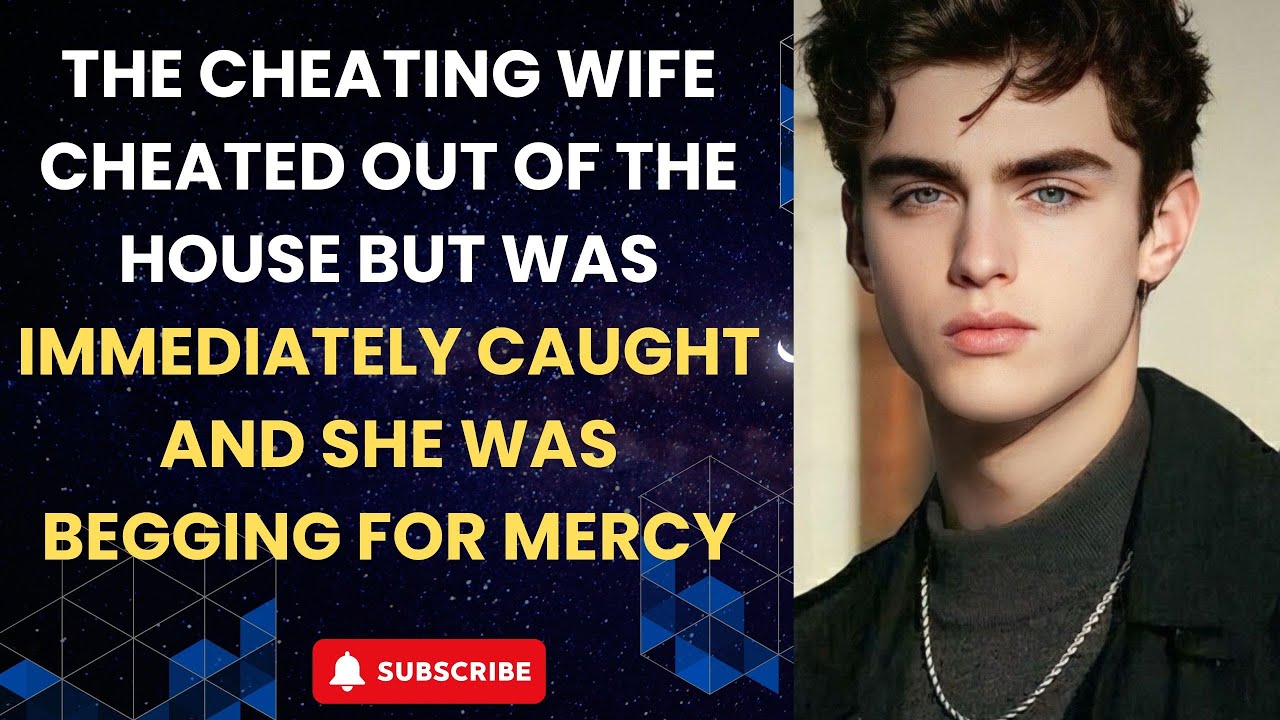 The cheating wife cheated out of the house but was immediately caught ...