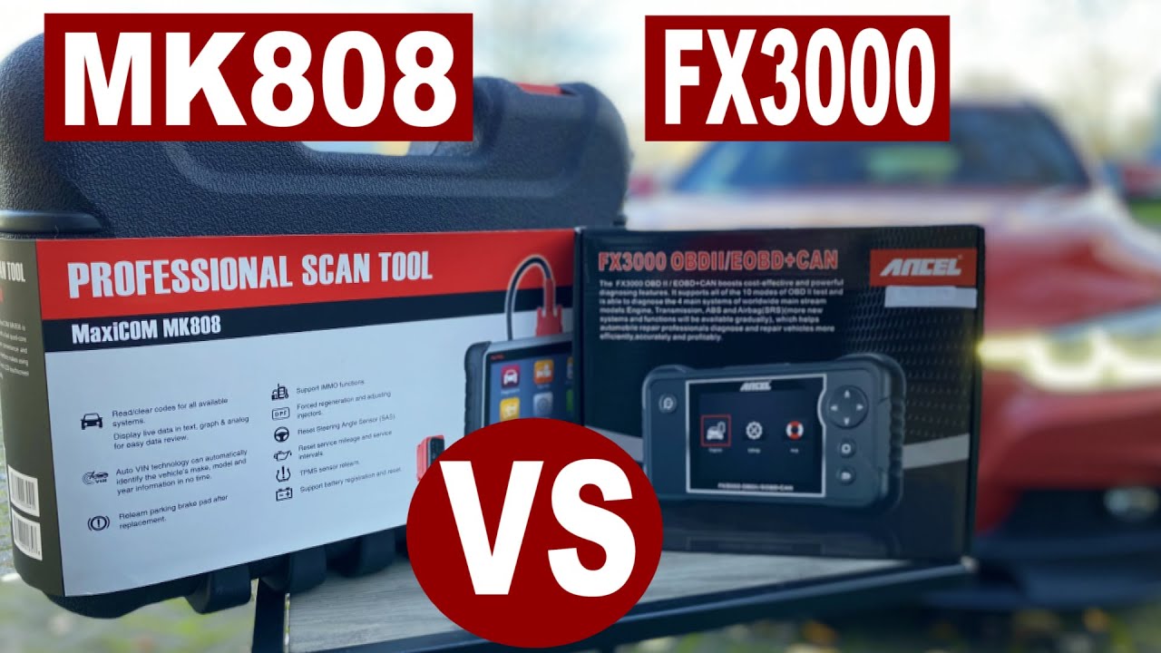 Autel MK808 vs Ancel FX3000 Differences Explained, Review & Demo - YouTube