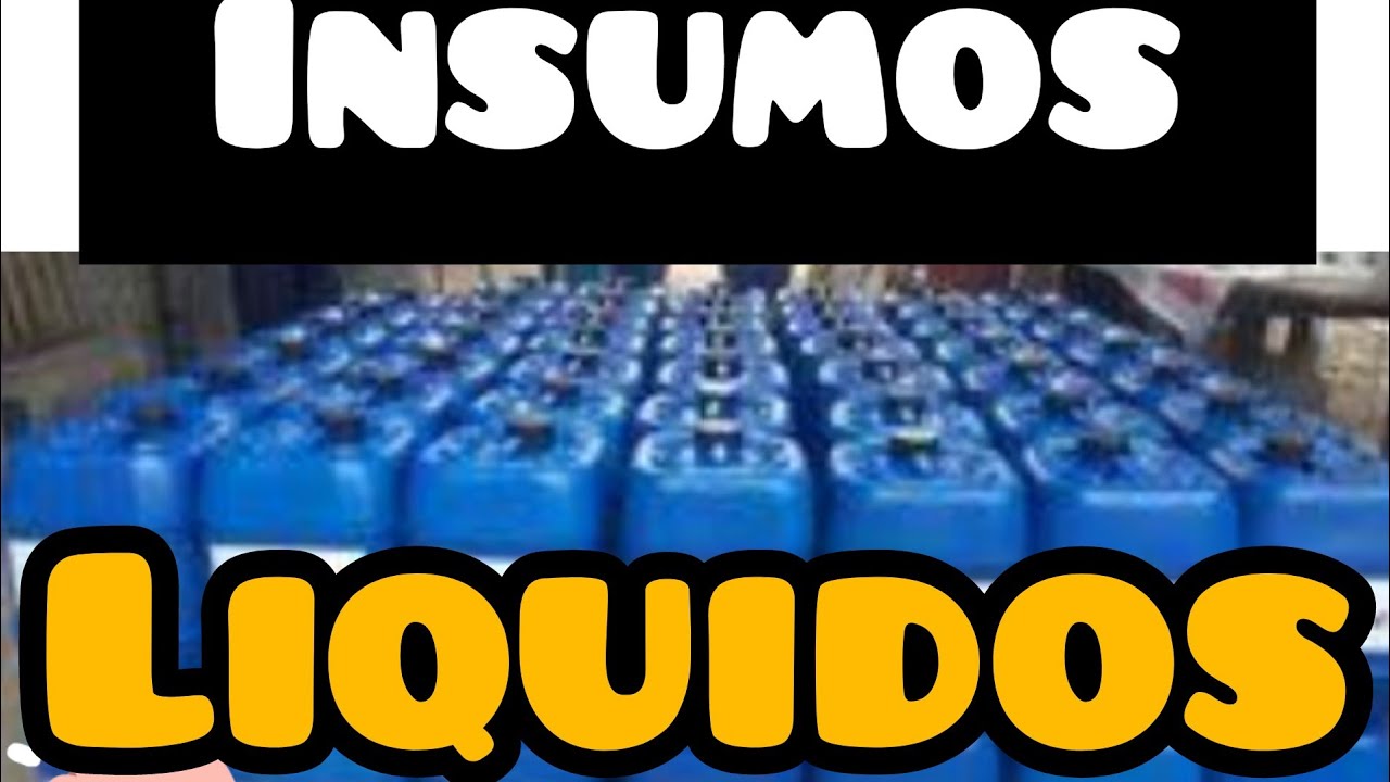 TIPOS DE INSUMOS - YouTube