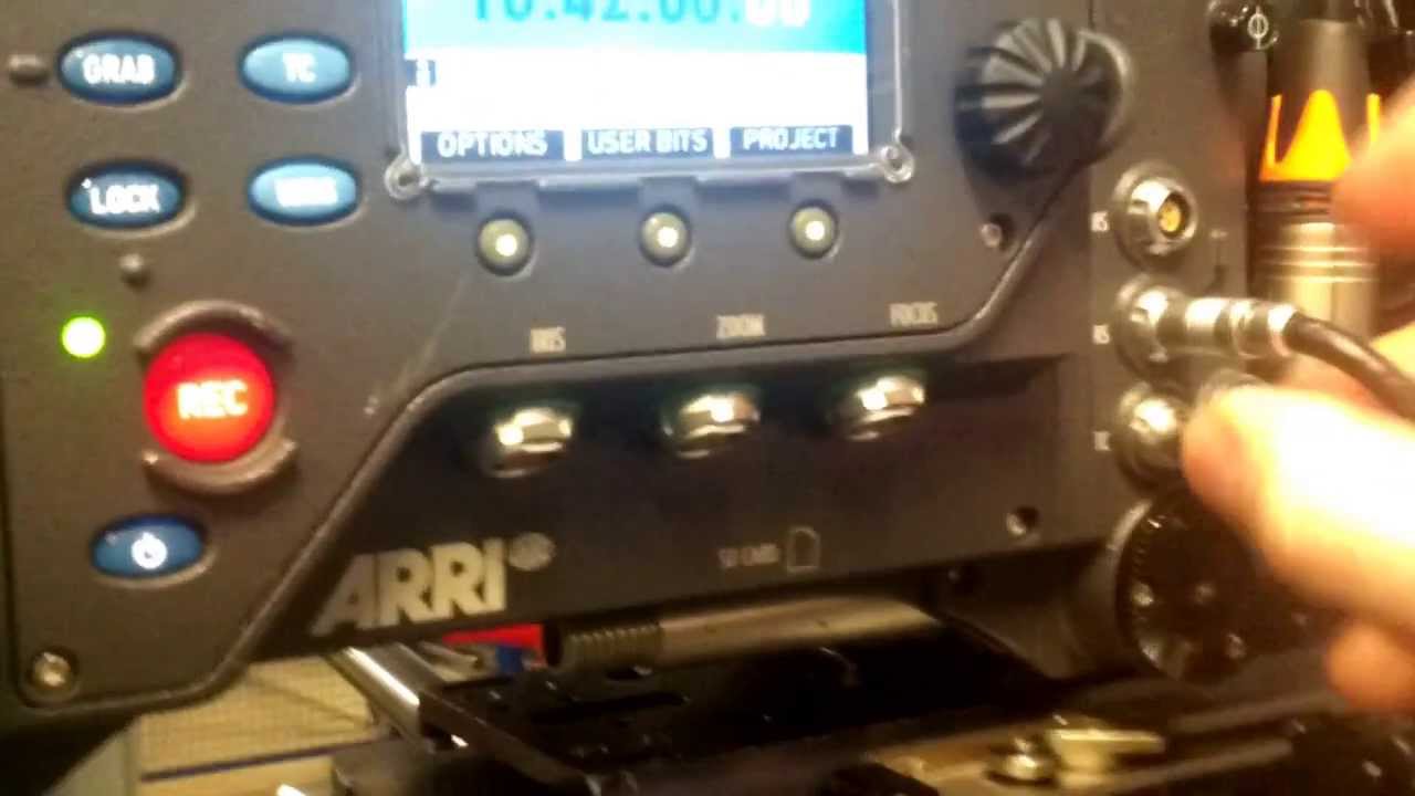 How To Timecode Jam Arri Alexa - YouTube