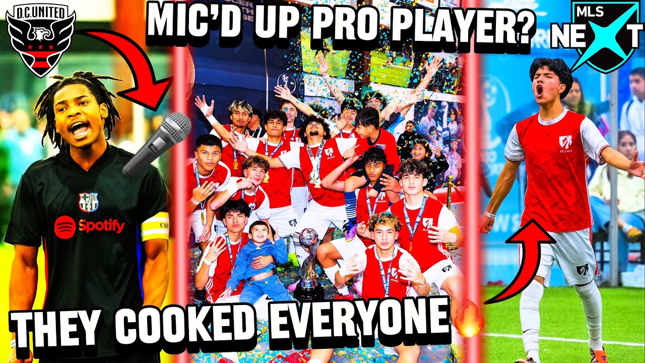 BIGGEST MLS NEXT & PRO PLAYER INDOOR TOURNAMENT!!! **HEATED MIC UP** PT ...