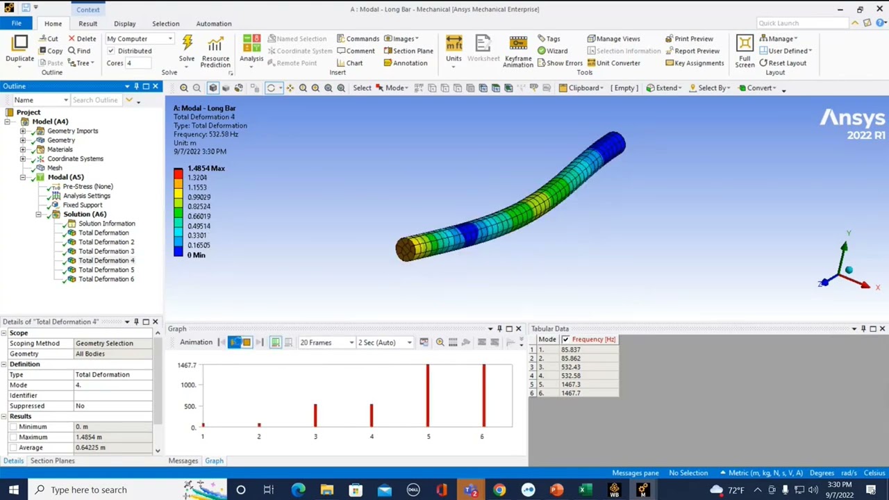Simulating Shock And Vibrations In Ansys Response Spectrum Youtube
