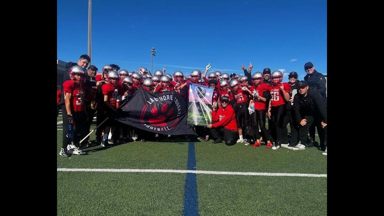 MRFL u13 PeeWee Laval Dragons vs. LakeShore Cougars Semi-Finals 2023 ...