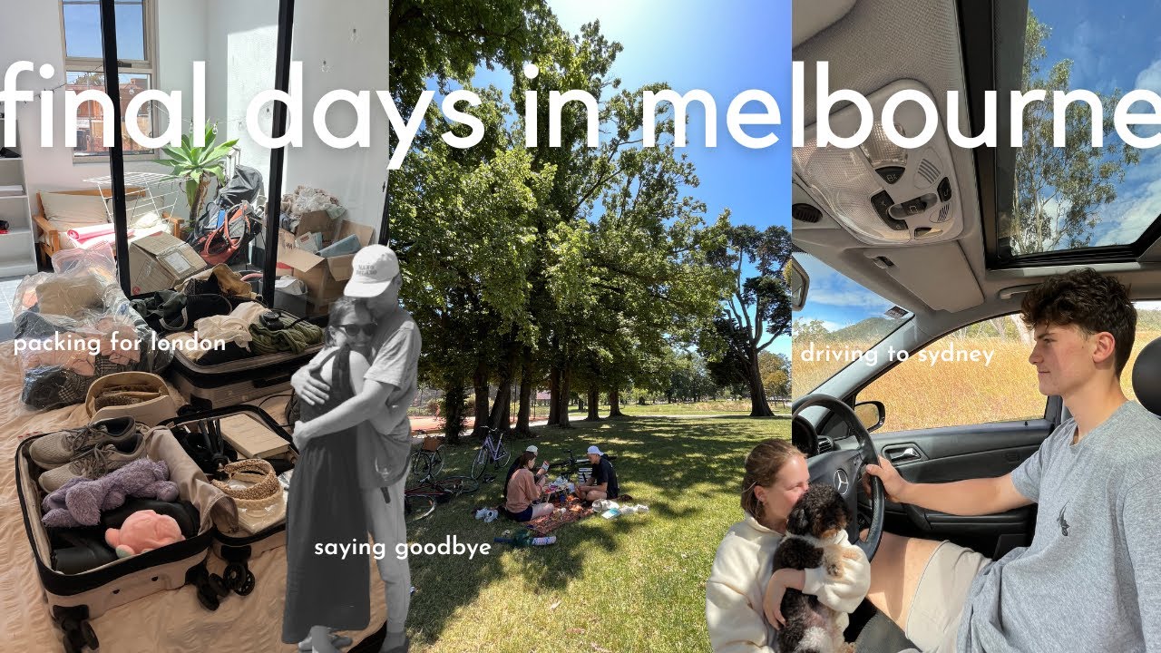 final days in melbourne vlog | packing for exchange, leaving share ...