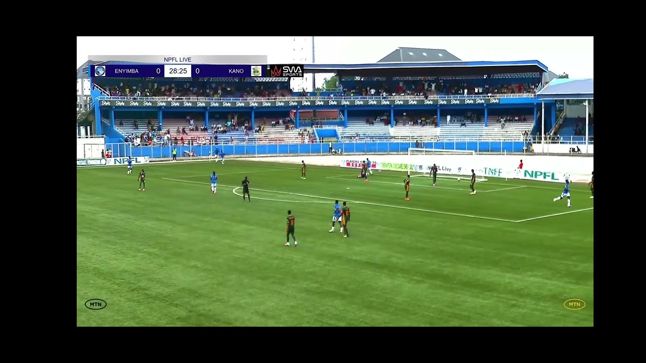 Enyimba 1st goal against kano pillars in match day 11 of Nfpl - YouTube