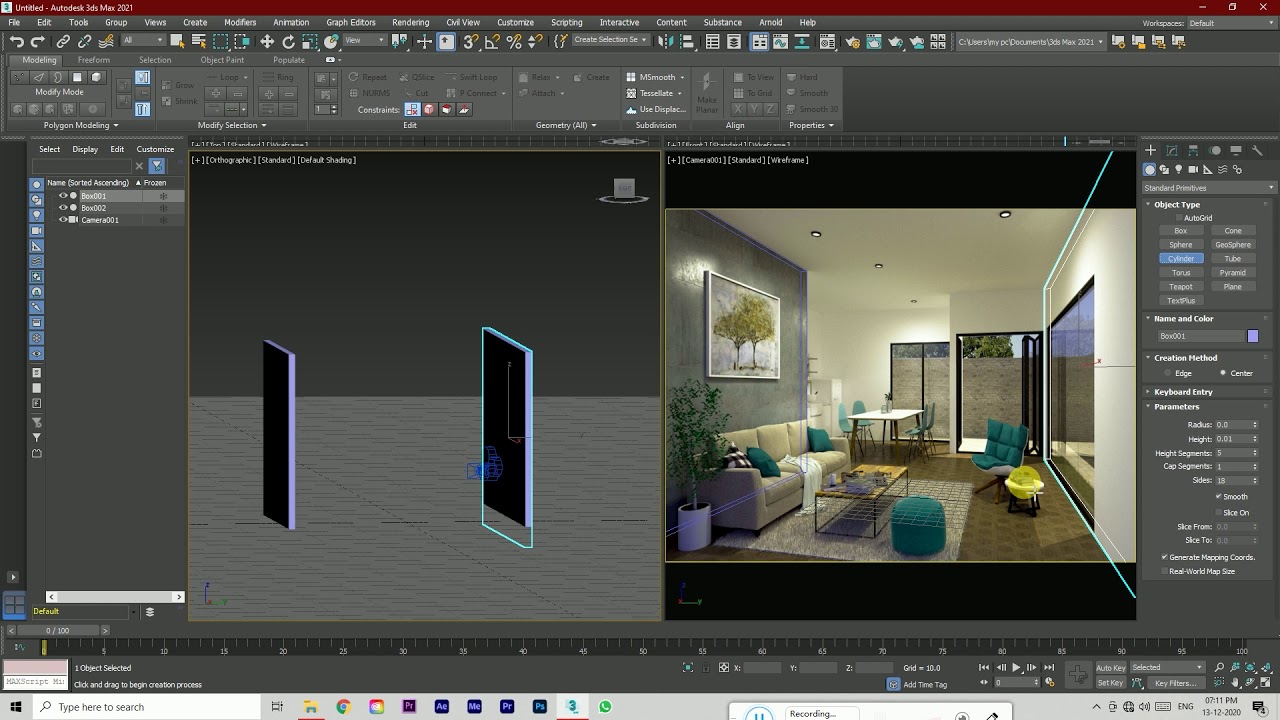 Perspective match in 3D max || learning video|| - YouTube