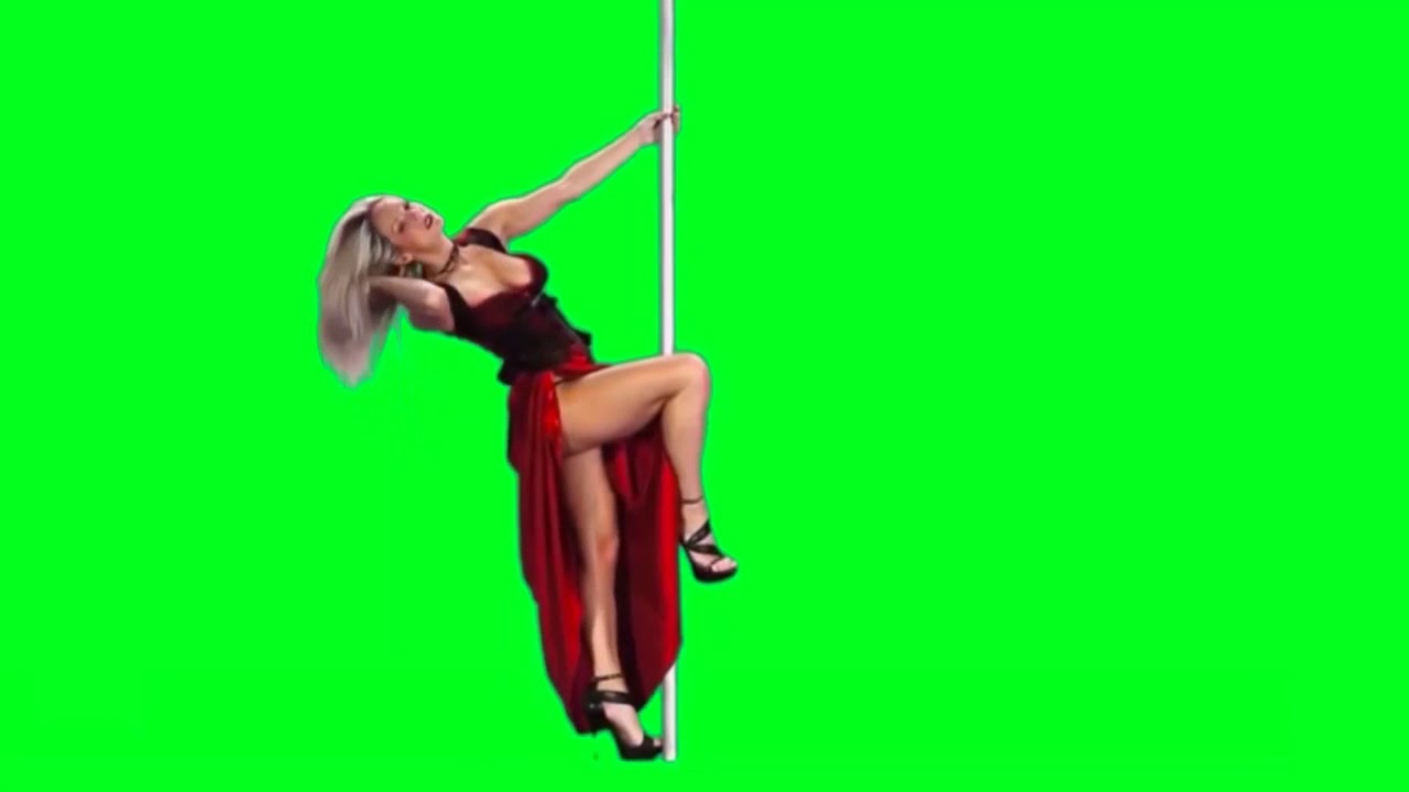 Sexy Girl Dance Green Screen Chroma Key Youtube