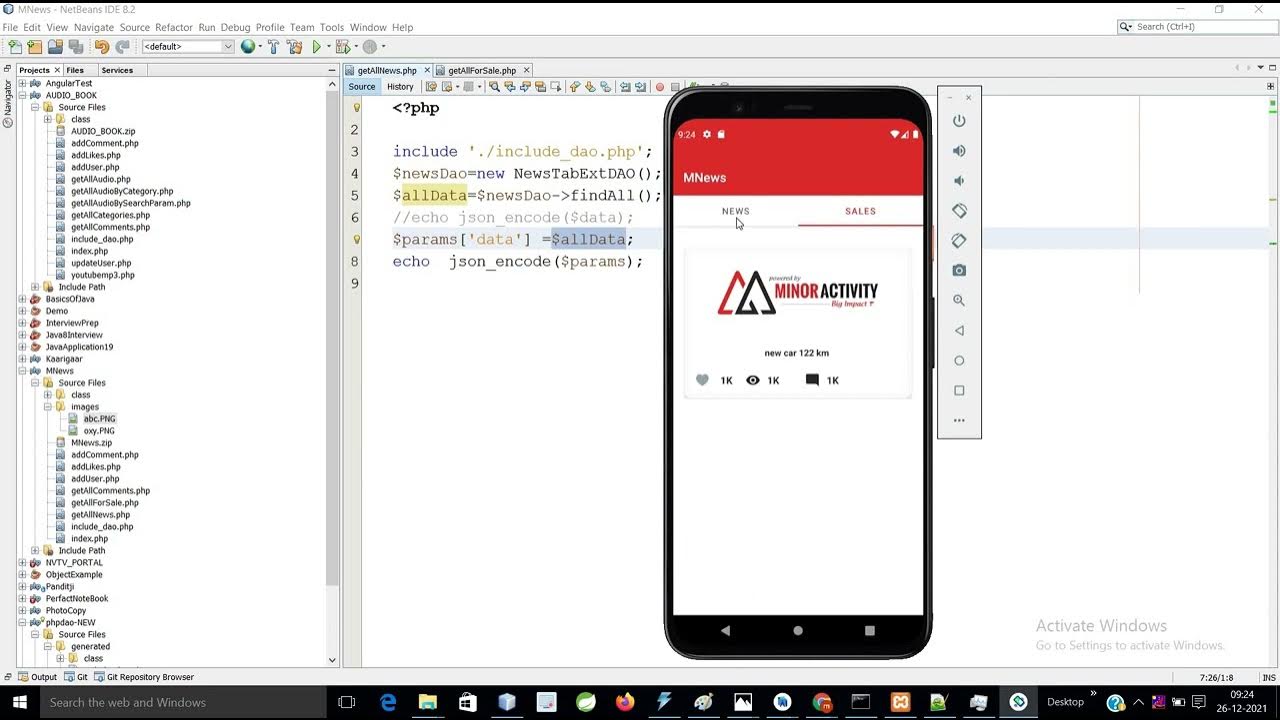 How To Create News App Using Android And Php Git Part 5 Real Time Project Live Project