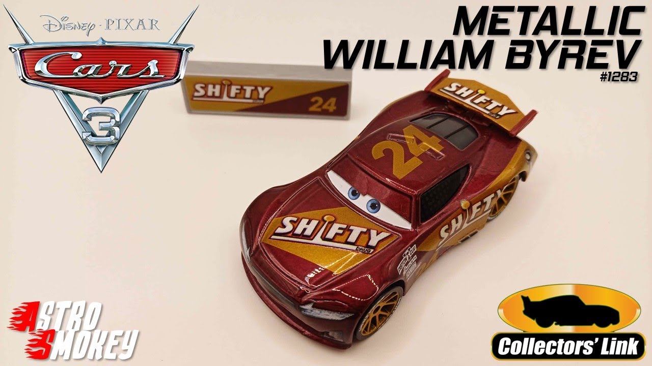 Mattel Disney/Pixar Cars NASCAR Metallic William Byrev (Next-Gen Piston ...