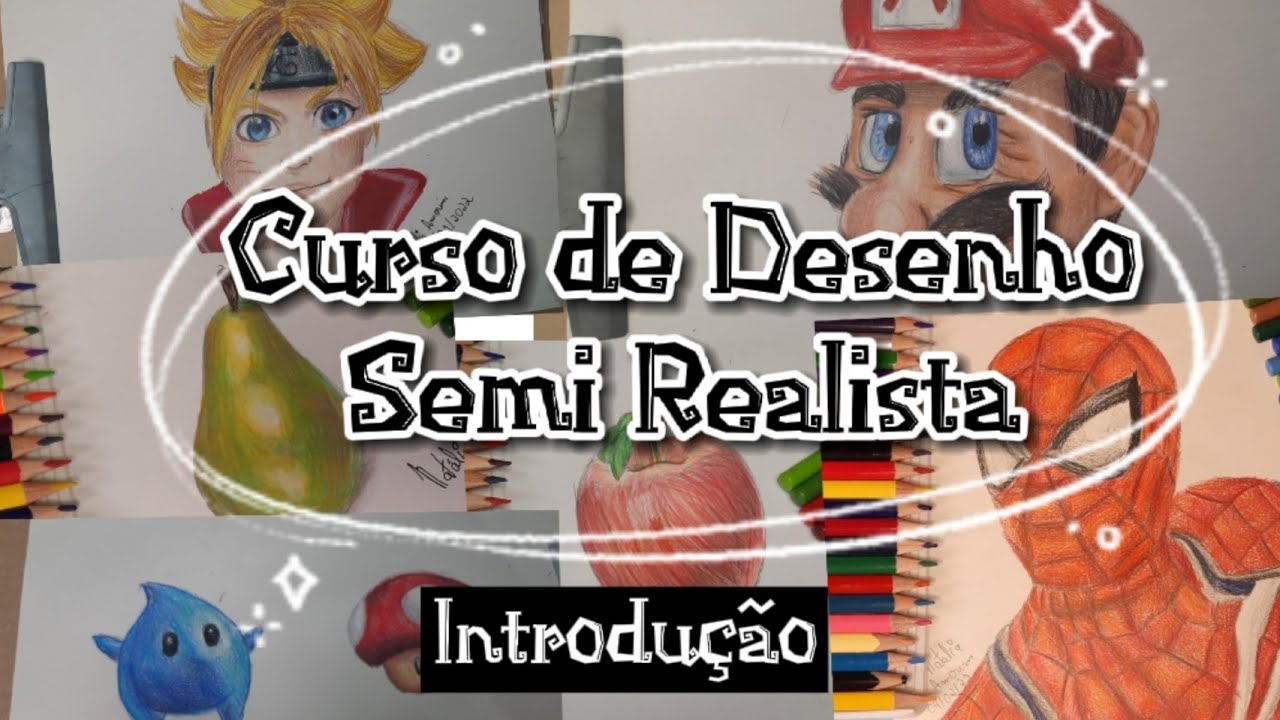 Curso de Desenho Semi Realista ️🎨🖼️ (Introdução) - YouTube