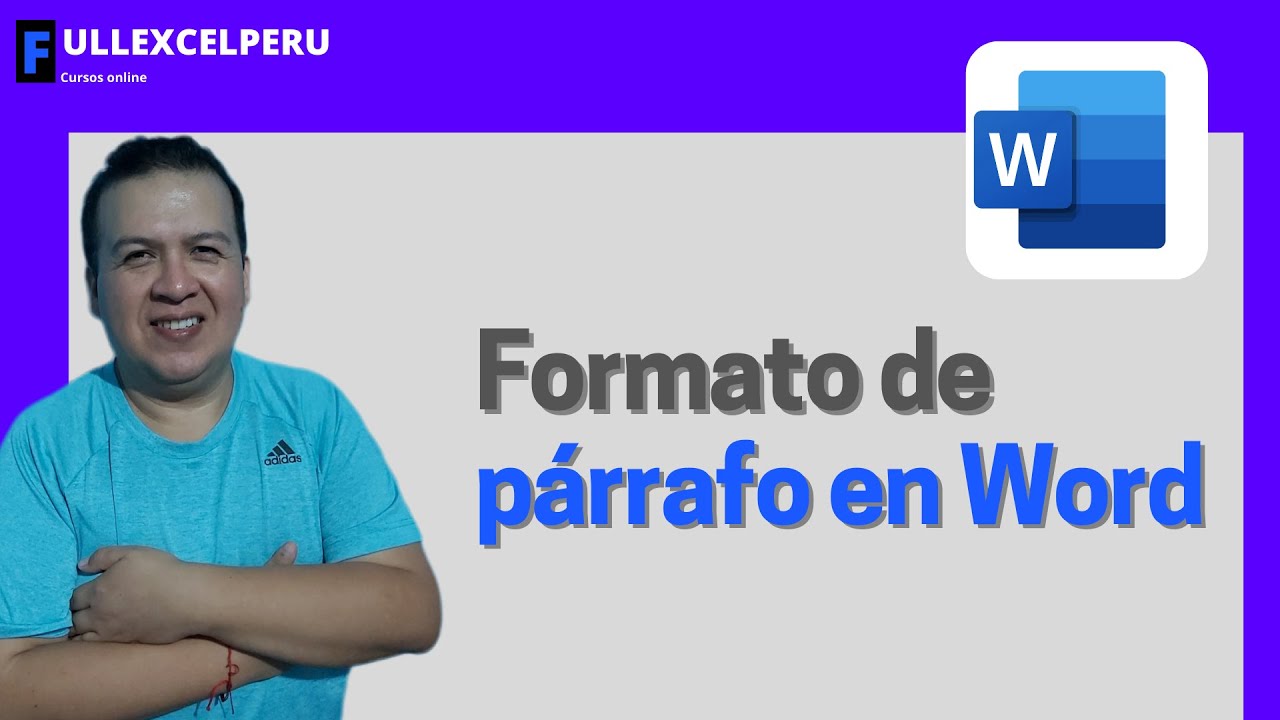 Formato de párrafo en Word - Clase 6 - YouTube