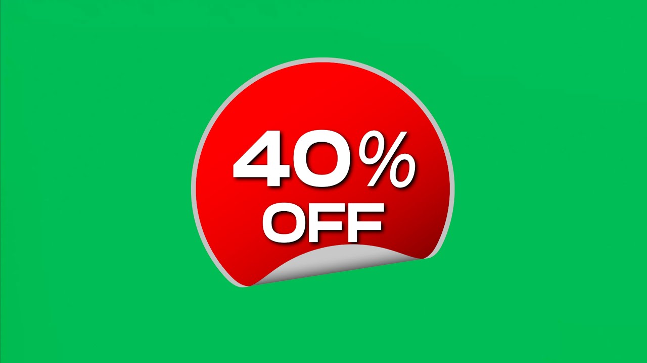 Unlock 40% Off Animation Sticker Green Screen Right Now! - YouTube