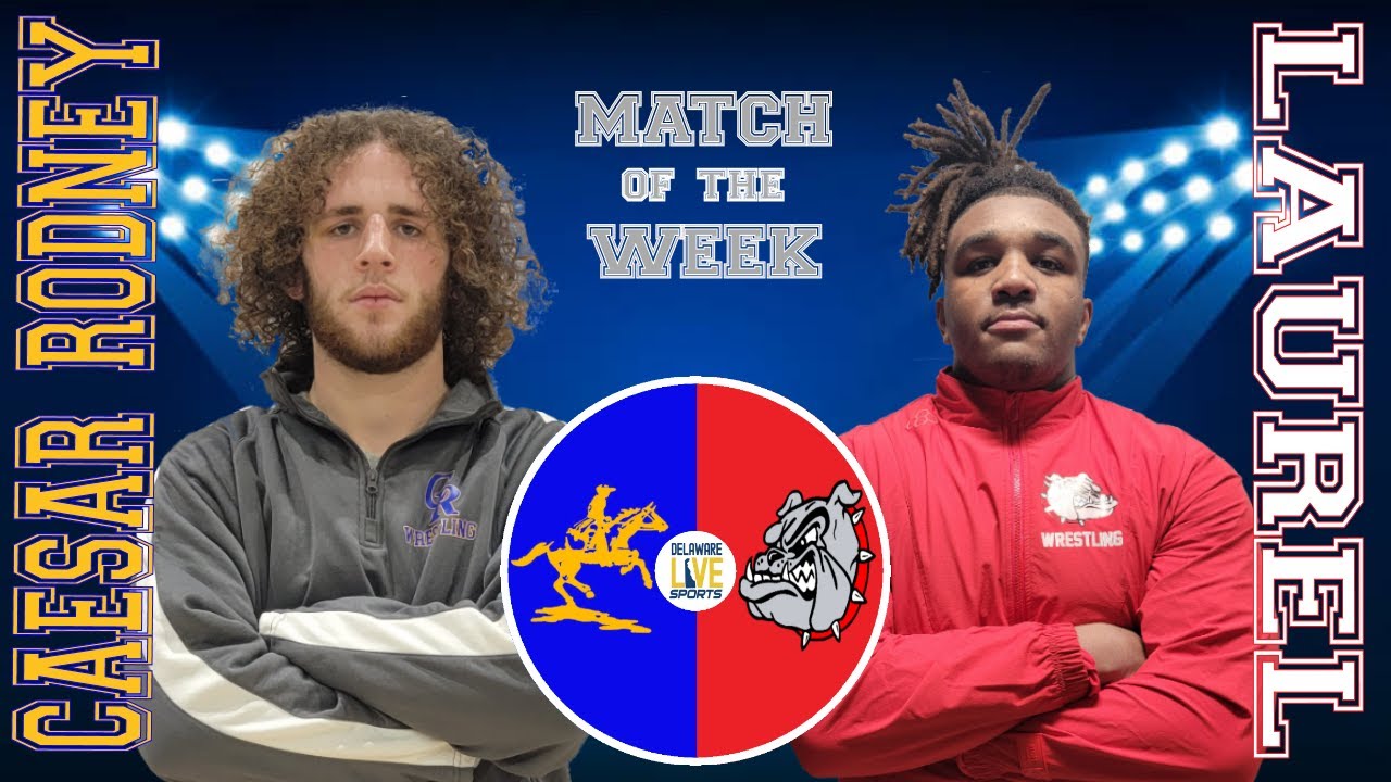 Caesar Rodney Riders vs Laurel Bulldogs High School Wrestling - YouTube