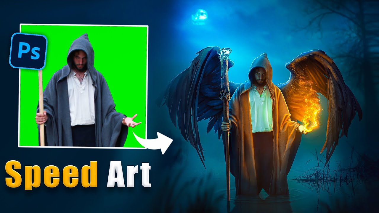 Photoshop Manipulation | Magical Glowing Effect | Tutorial Video - YouTube