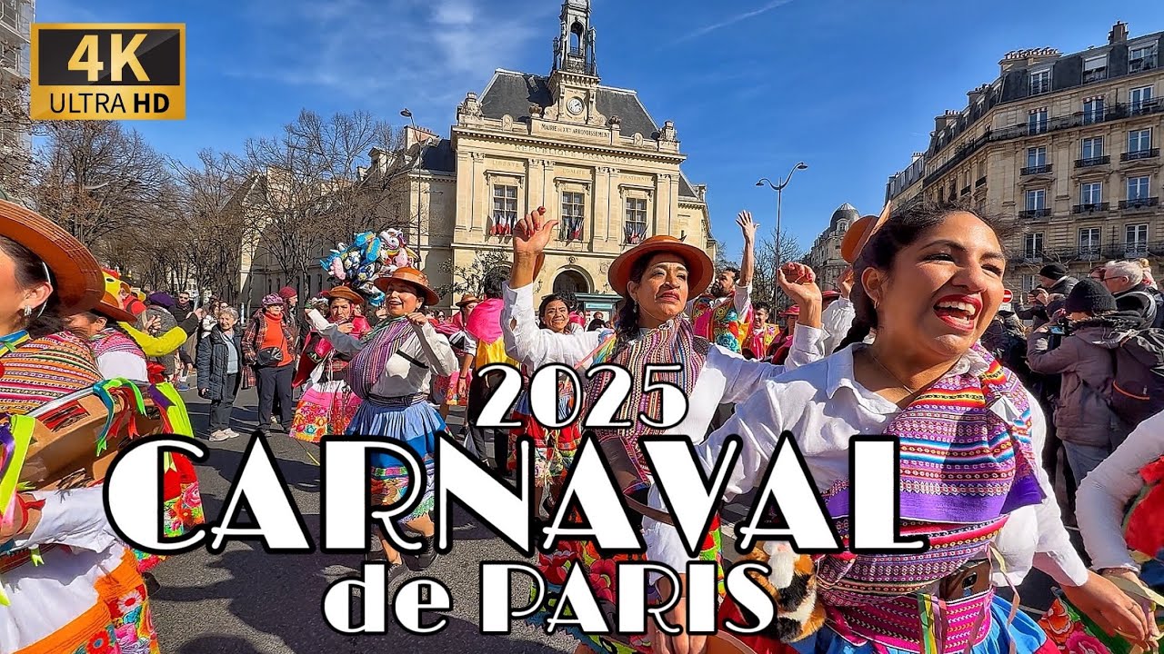 [🇫🇷Paris France Event 4K 120FPS HDR] 2025 Paris Carnival 02/March/2025 ...