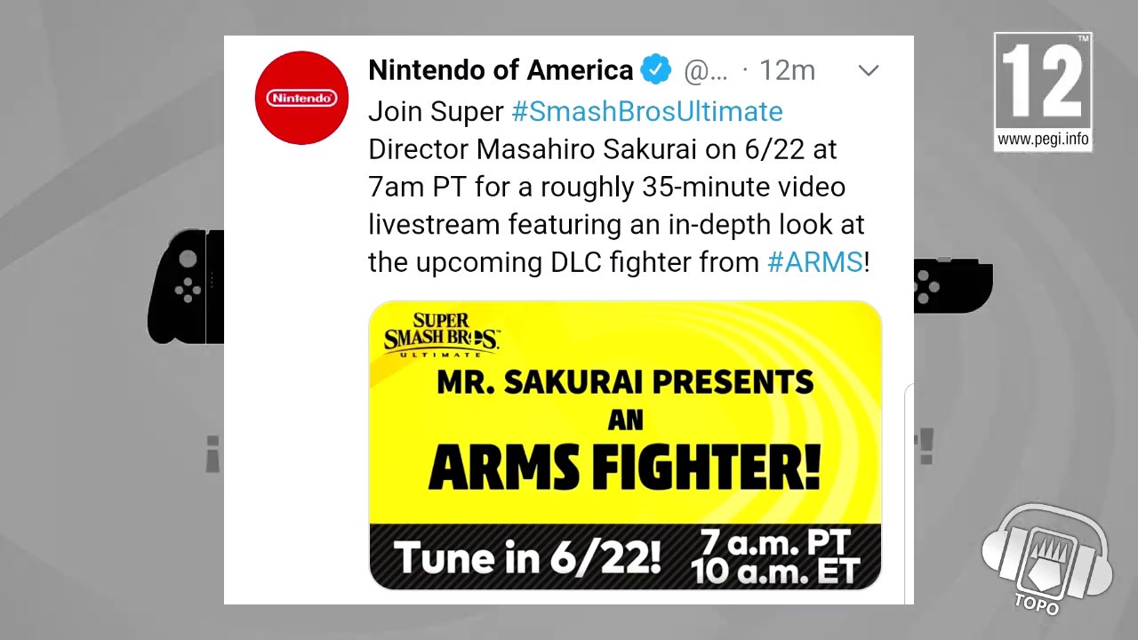 Se aproxima la revelacion de ARMS en SSBU / El Topo - YouTube