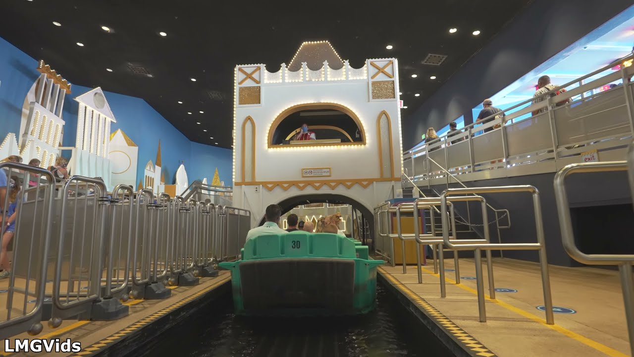[2021] It's a Small World ride - Boat Attraction: 4K 60FPS POV | Magic ...