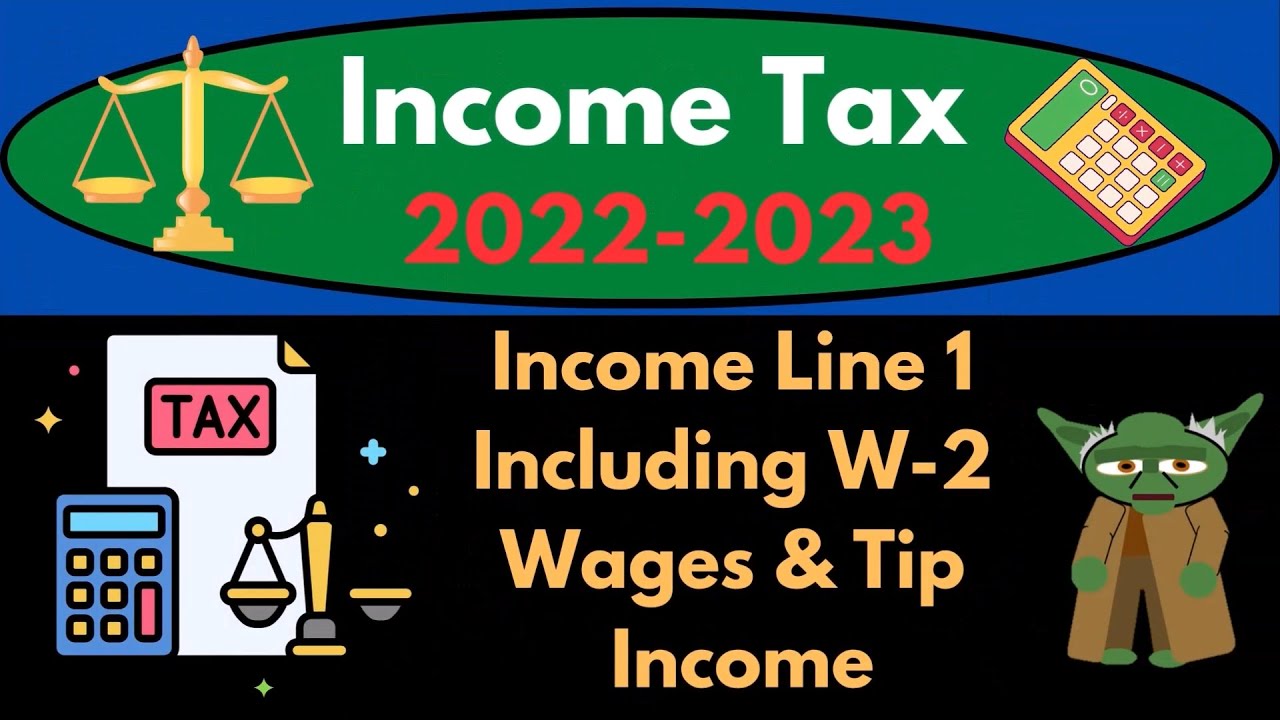 Income Line 1 Including W-2 Wages & Tip Income 3080 Income Tax ...