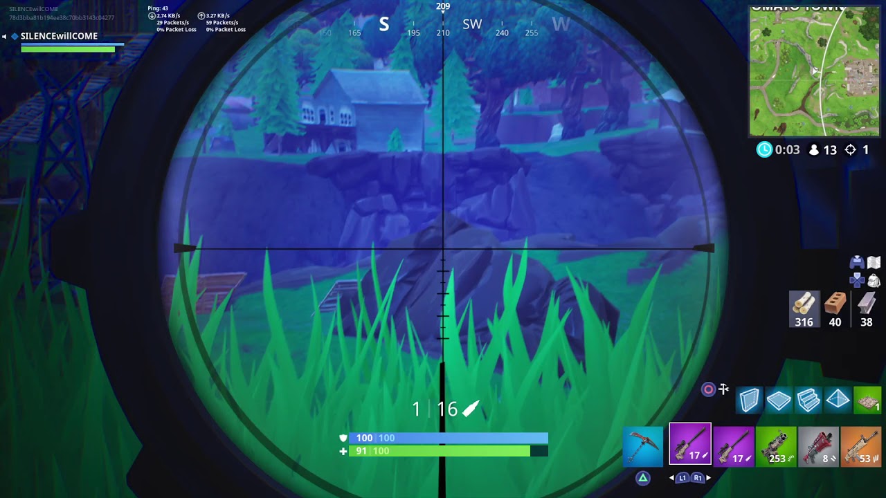 Fortnite 200 METER DROP SHOT - YouTube