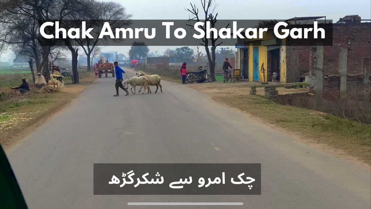 Chak Amru To Shakar Garh | Shahid Saghar - YouTube