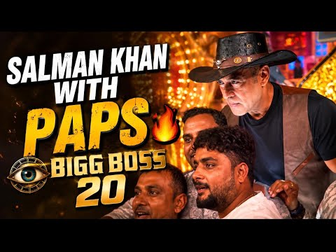 Salman Khan Posed With Paps On Sets Of Bigg Boss 20 Grand Premiere in New Clean-Shaven Look🔥