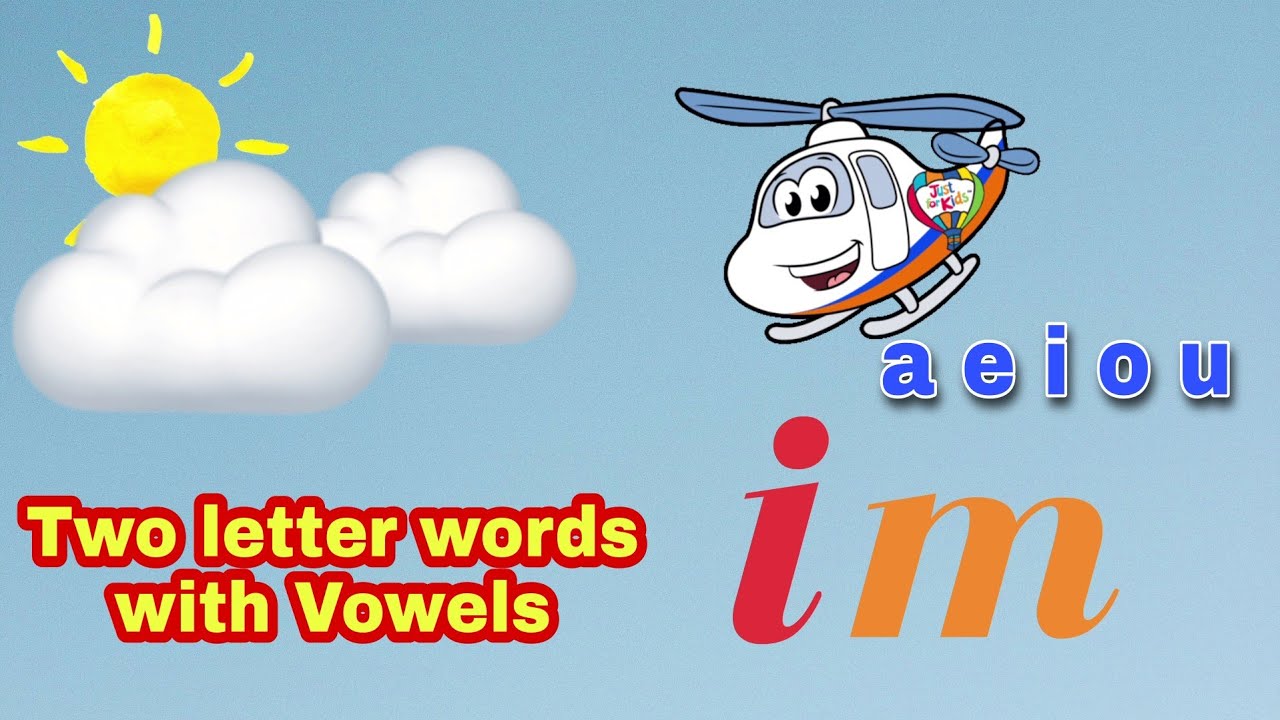 Two letter words with Vowels | Two letter bending words | Two letter ...