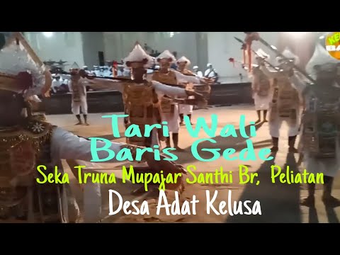 Tari Wali Baris Gede, Penari : Seka Truna Mupajar Santhi Br, Peliatan ...