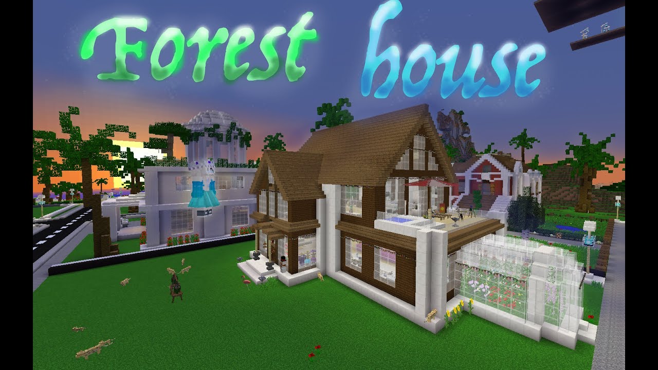 HOMELY FOREST HOUSE in Minecraft! // Building and Decorating! - YouTube