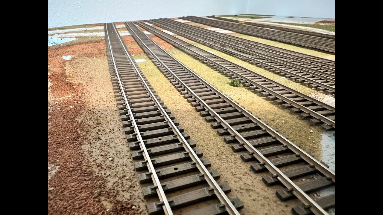 How to Easily and Quickly Paint Track for your Model Train Layout - YouTube