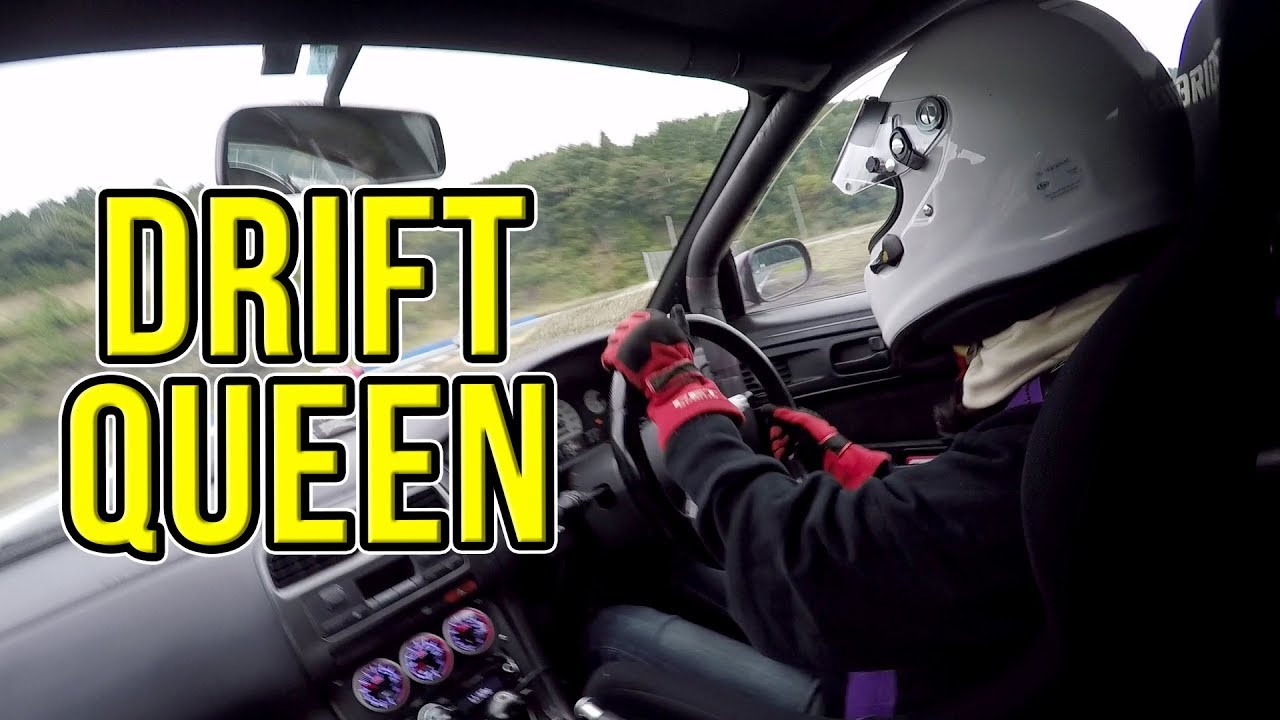 THE DRIFT QUEEN! - Drifting At Nikko Circuit Japan - YouTube