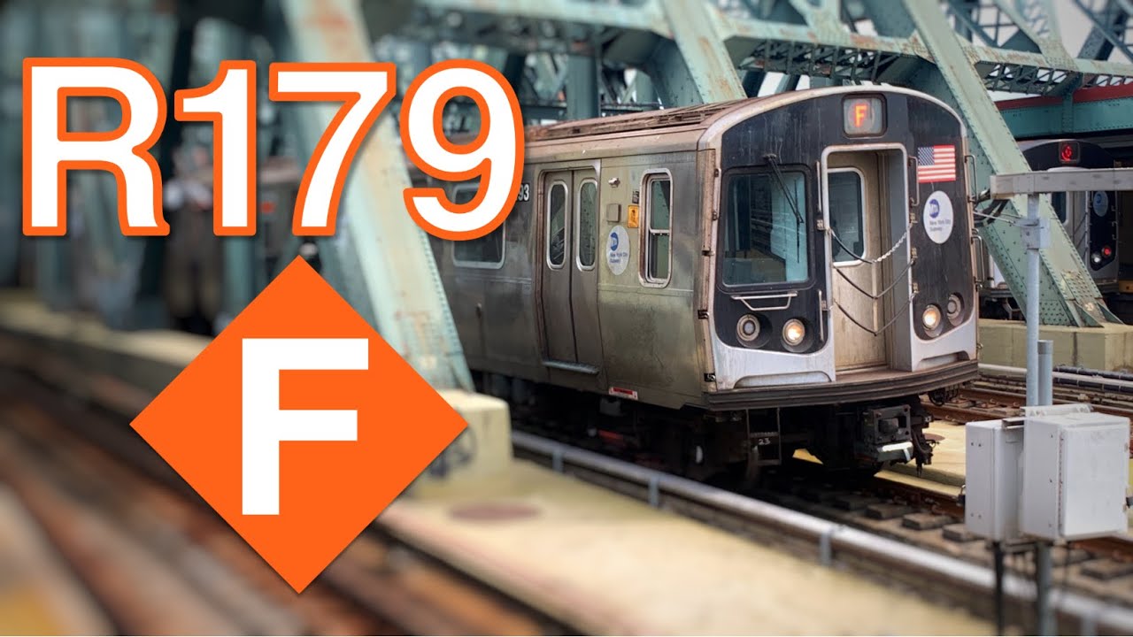 R179 F train bypassing Smith-9 Streets - YouTube