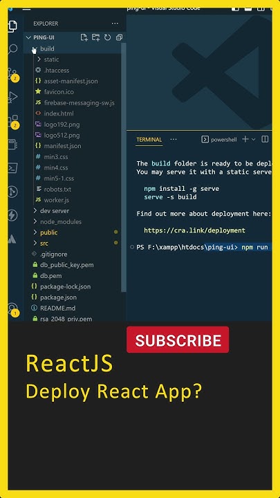 Reactjs Tutorial How To Deploy On Server React Js Project React Js Tutorial For Beginners