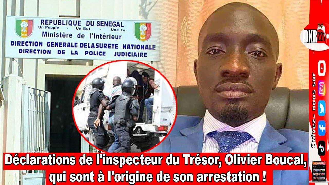 Déclarations de l'inspecteur du Trésor, Olivier Boucal, qui sont à l ...