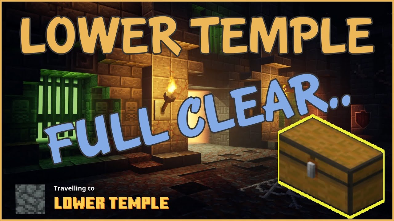 Lower Temple Dungeon Full clear - Minecraft Dungeons - YouTube