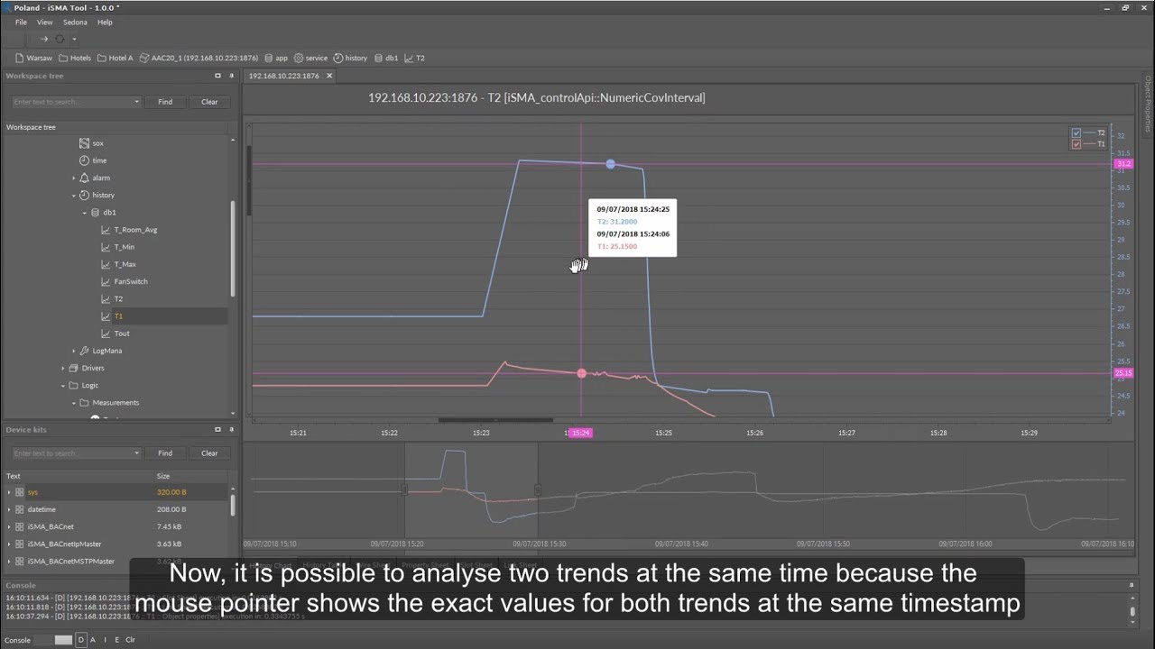 iSMA Tool 7 Trend and multitrend chart - YouTube