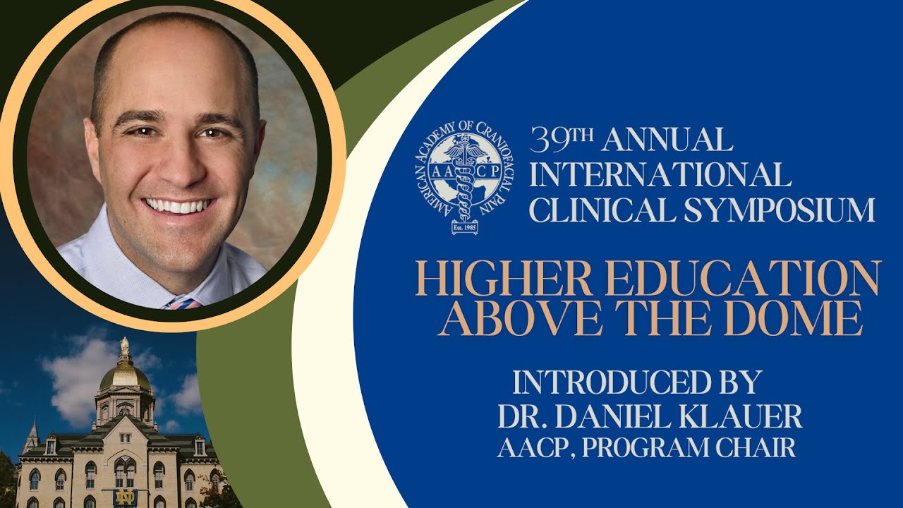AACP's Annual Meeting at Notre Dame in South Bend, Indiana - Introduced ...