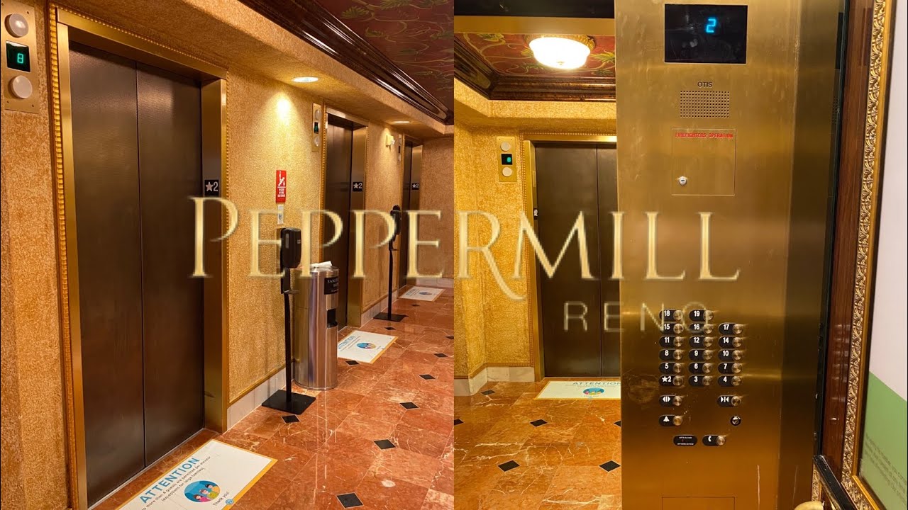 Otis Traction elevators @ Peppermill, Tuscany Tower - Reno, NV - YouTube