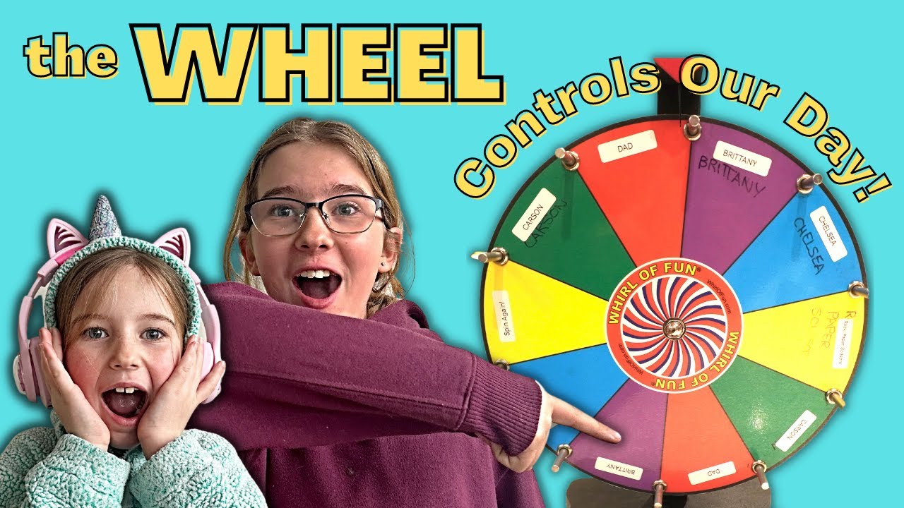 The WHEEL Controls Our Day! Kids Get a YES Day! - YouTube
