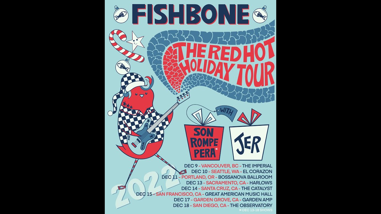 Fishbone - The Red Hot Holiday Tour 2022 - YouTube