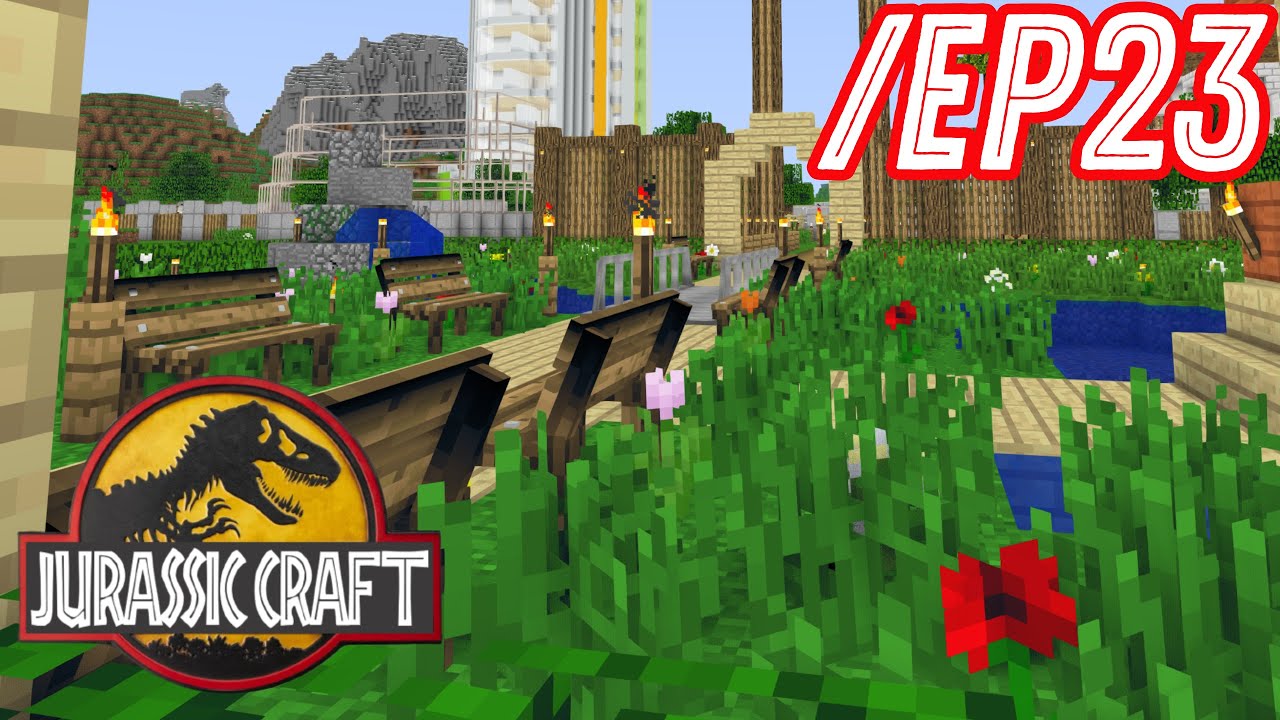 Entrée GRATUITE ! / Jurassic Craft / MINECRAFT / EP23 - YouTube