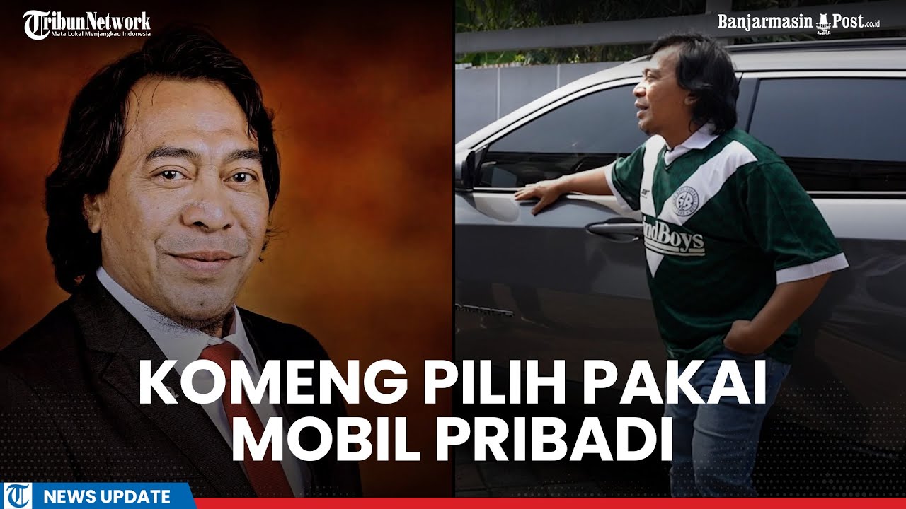 Jadi Anggota DPD, Komeng Gunakan Mobil Pribadi untuk Aktiviitas - YouTube