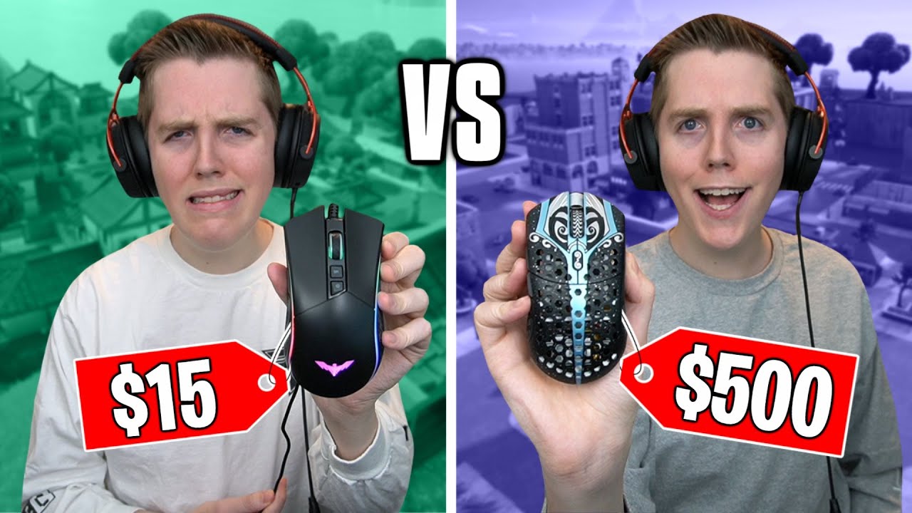 $15 Mouse vs $500 Mouse In Fortnite! - Which Is Worth The Price? - YouTube