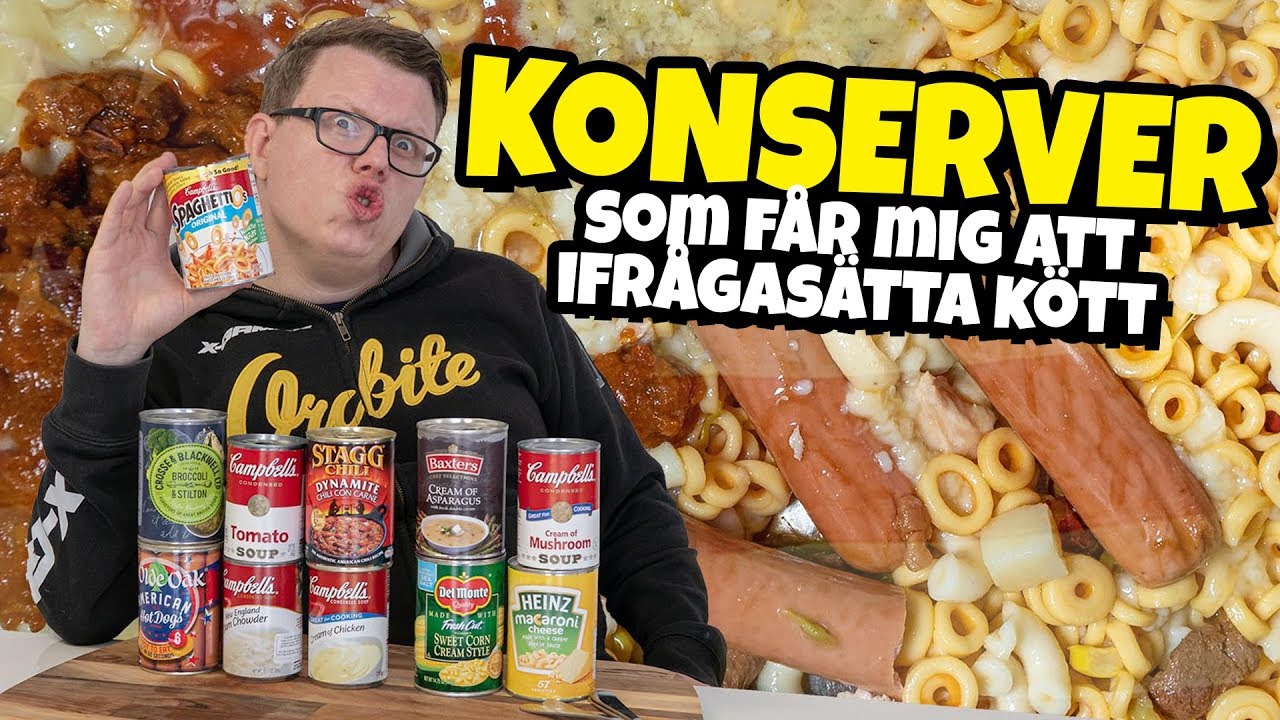 Konservburkar från Tasty America | Smaktest - YouTube