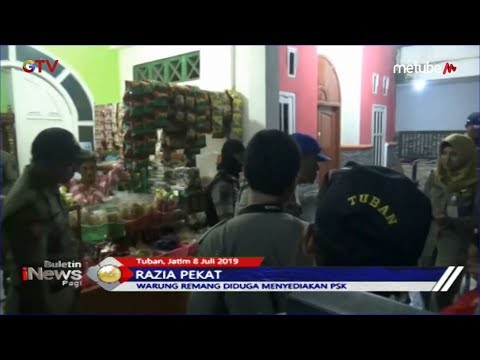 Razia Warung Remang-remang di Tuban, Petugas Gabungan Amankan 15 Orang - BIP 09/07