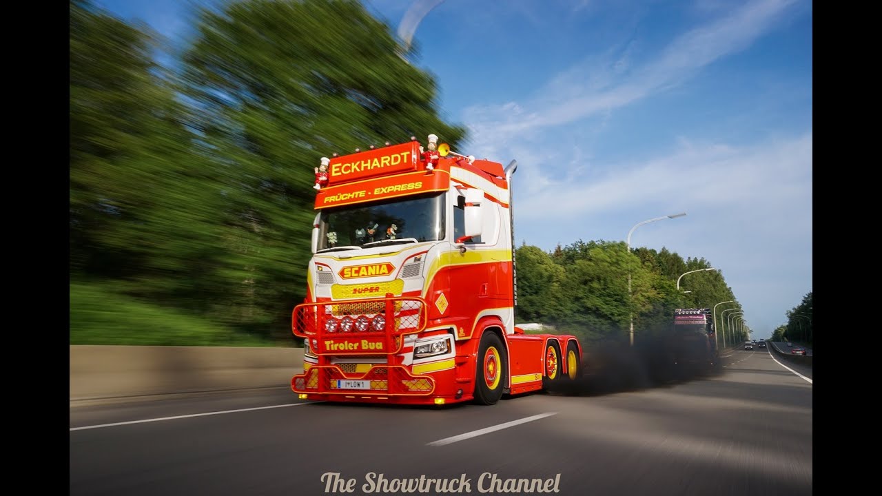 ECKHARDT SCANIA S650 V8 LOUD SOUND + BLACK SMOKE! - YouTube