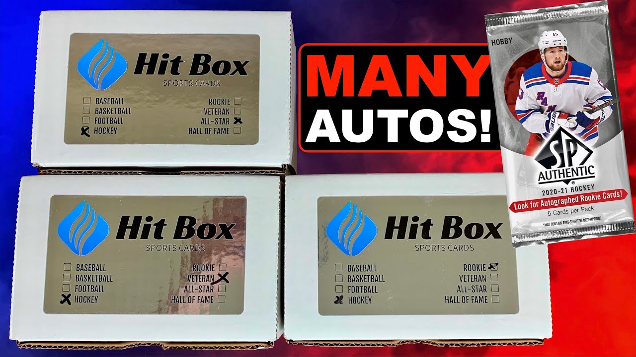HUGE LINEUP RETURN! - Opening The Hit Box Sports Cards Hockey Card ...