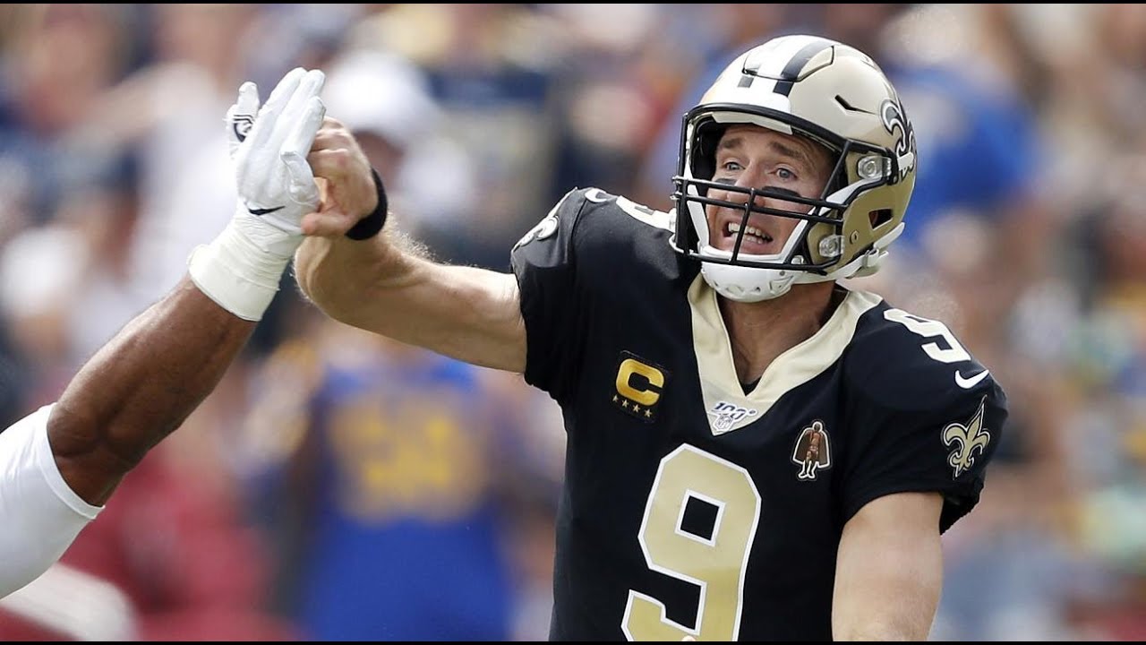 Saints Quarterback Hand Injury Report | Drew Brees Post Match Press ...