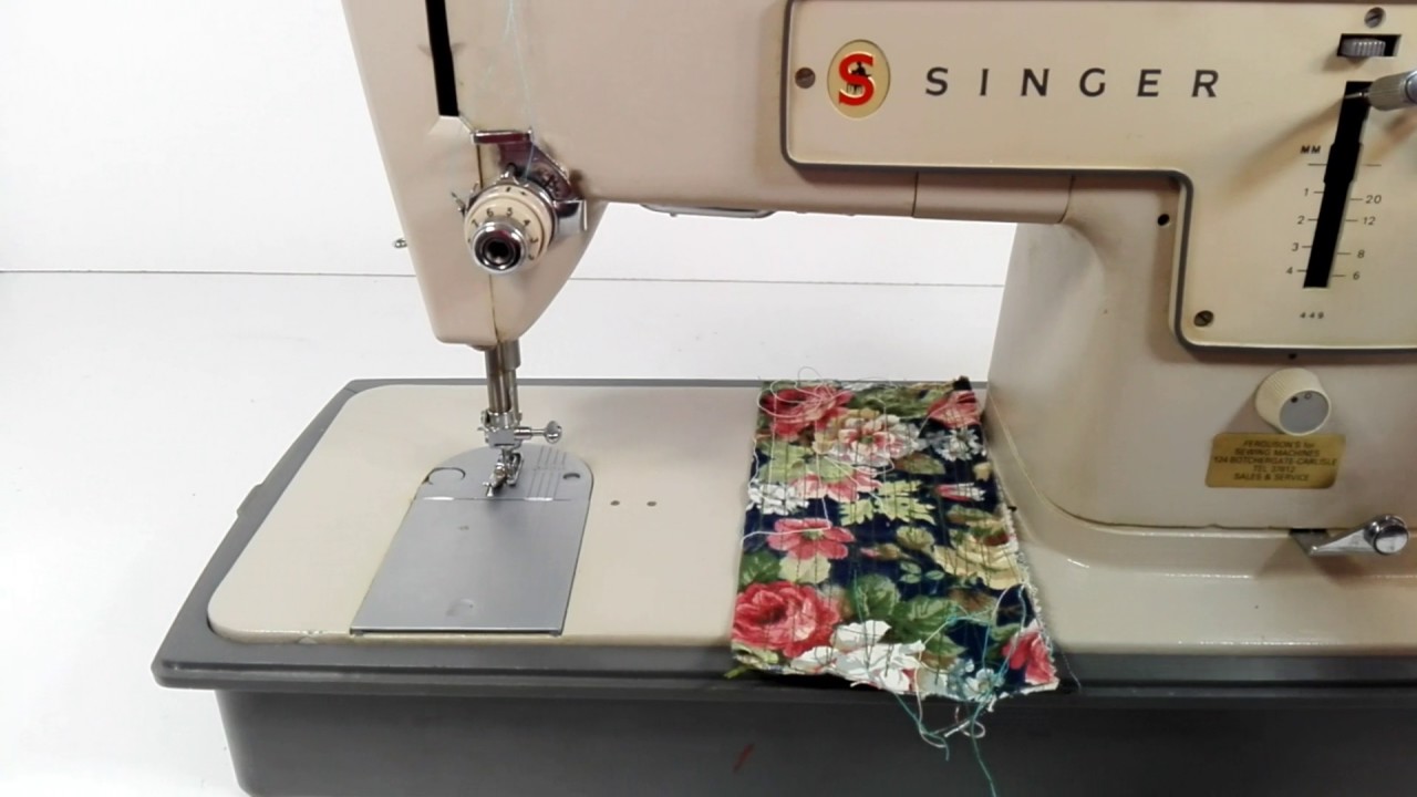 Singer 449 - YouTube